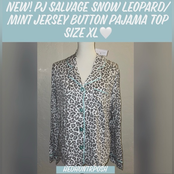 PJ Salvage | Intimates & Sleepwear | New Pj Salvage Snow Leopardmint ...